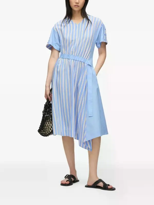 3.1 Phillip Lim Striped Asymmetric Dress
