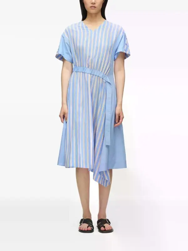 3.1 Phillip Lim Striped Asymmetric Dress