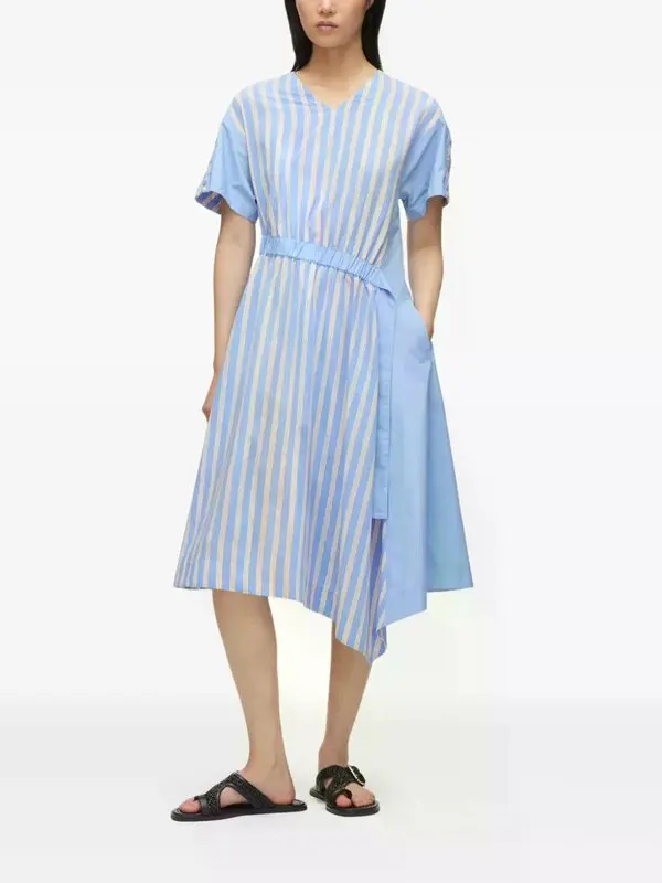 3.1 Phillip Lim Striped Asymmetric Dress