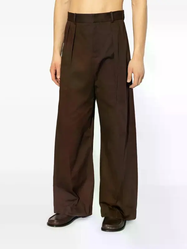 Loewe Cotton Wide-leg Trousers