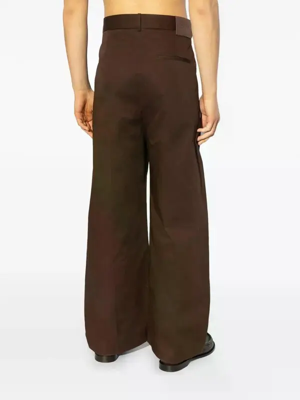 Loewe Cotton Wide-leg Trousers
