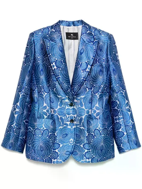 Etro Floral-jacquard Blazer