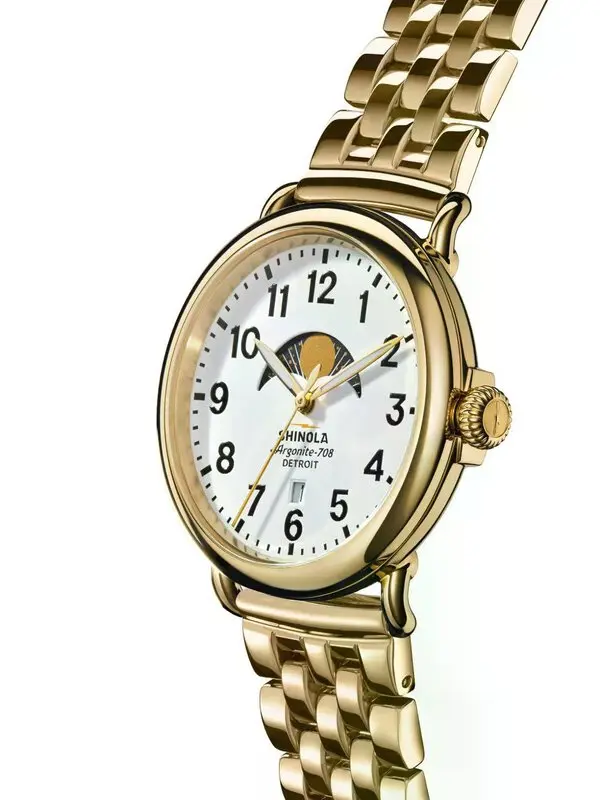 Shinola The Runwell 41mm Bracelet Watch - White