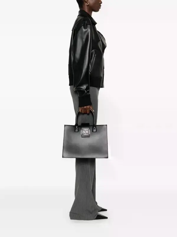 Armani Exchange Logo-plaque Tote