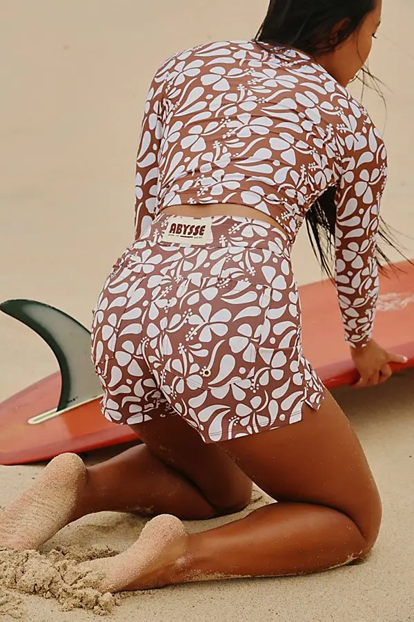 ABYSSE Crush Boardshorts High-rise, Quick-dry Fabrication - Lei Coco
