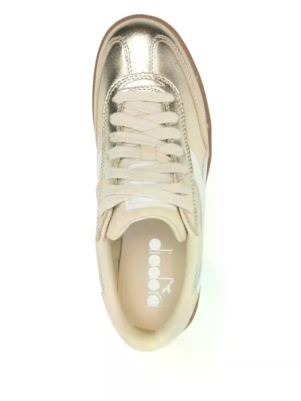 DIADORA Metallic Sneakers - Gold