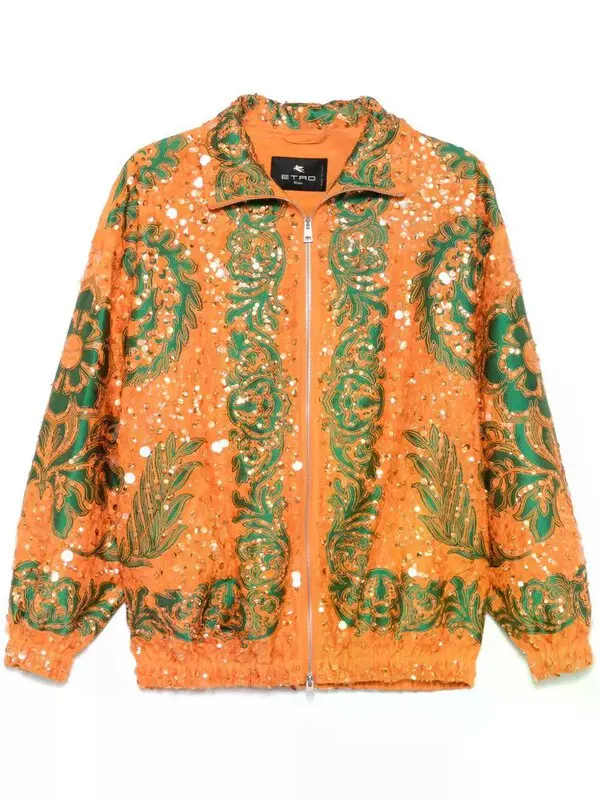 Etro Sequin-embellished Bomber Jacket