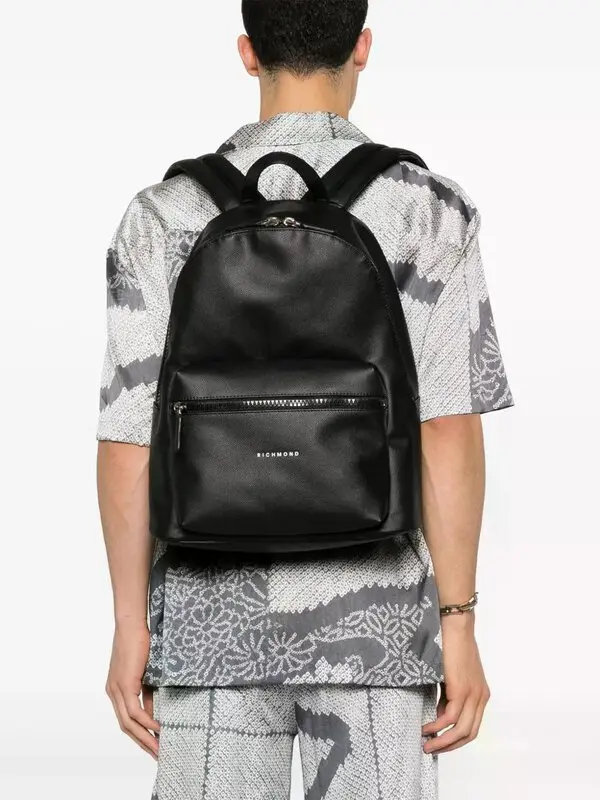 John Richmond Logo-print Backpack