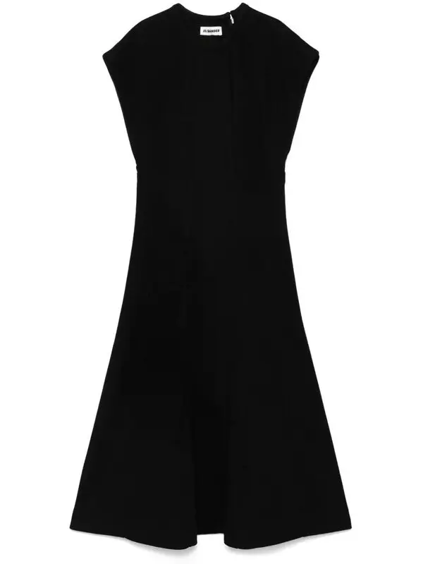 JIL SANDER Ribbed Midi Dress