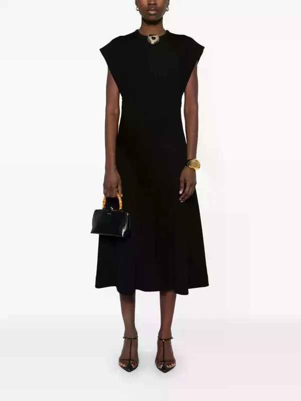 JIL SANDER Ribbed Midi Dress