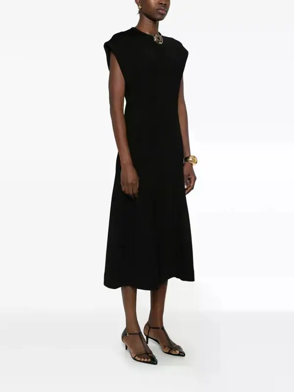 JIL SANDER Ribbed Midi Dress