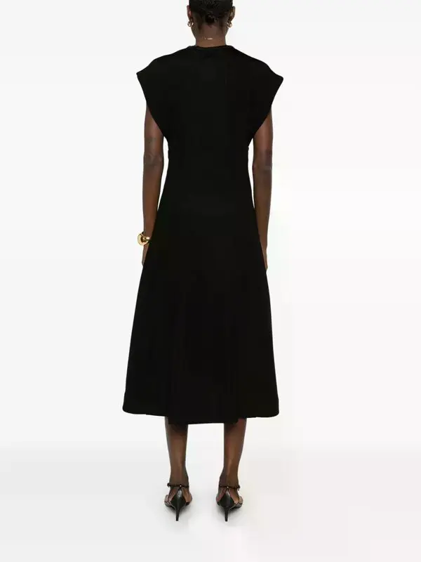 JIL SANDER Ribbed Midi Dress
