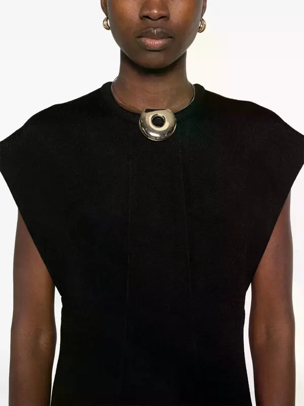 JIL SANDER Ribbed Midi Dress