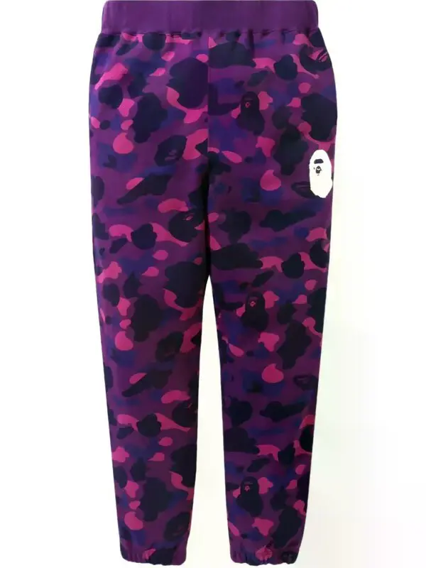 A BATHING APE® Camo Track Pants - Purple
