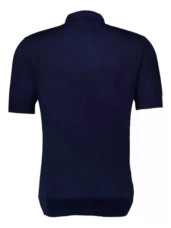 Dolce & Gabbana Wool Polo Shirt - Blue
