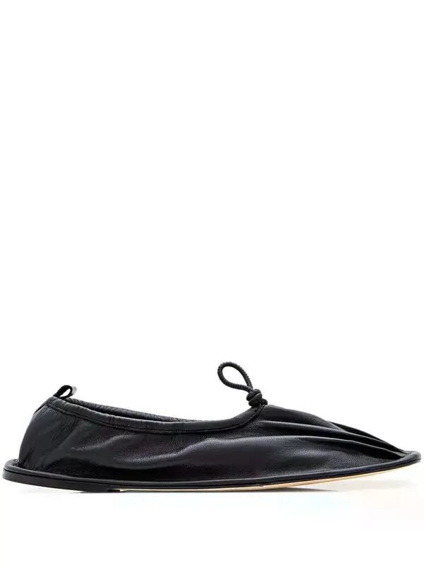 Hereu Puntera Ballerina Flats - Black