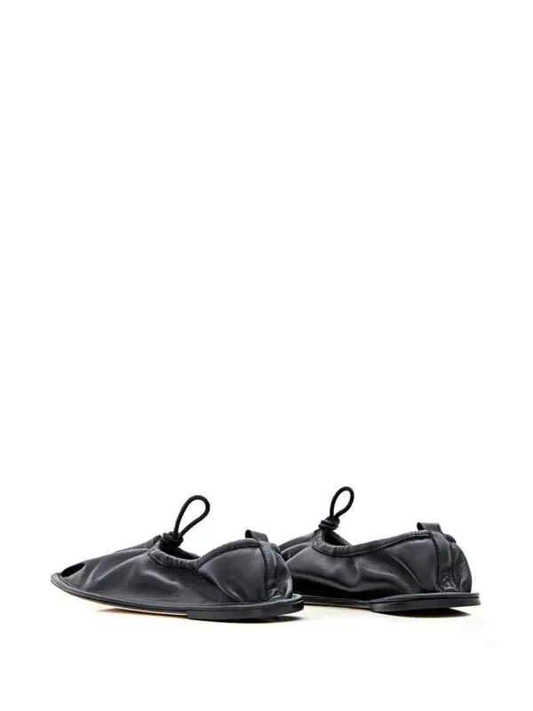Hereu Puntera Ballerina Flats - Black
