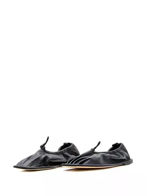Hereu Puntera Ballerina Flats - Black