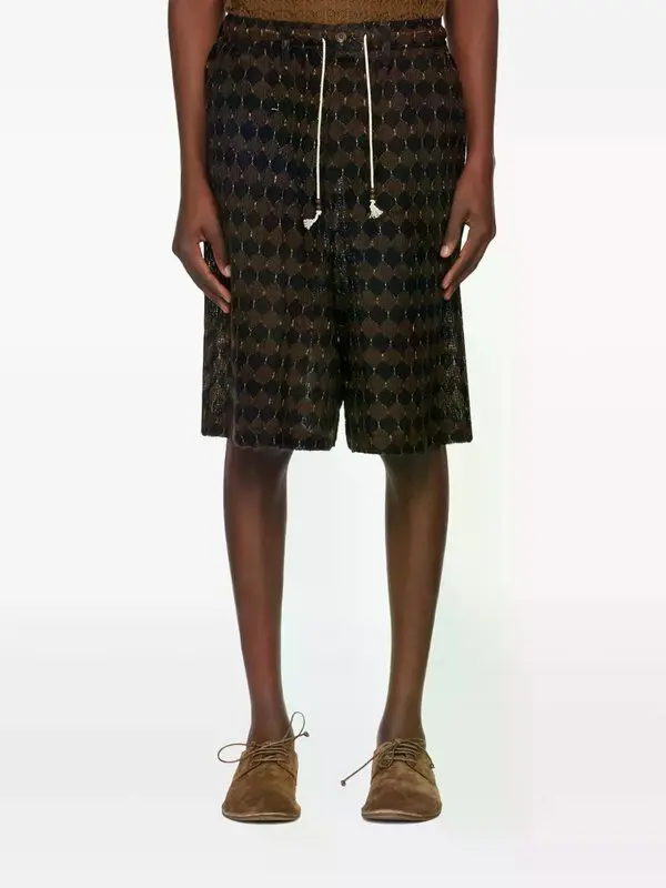GLASS CYPRESS Chenille Shorts