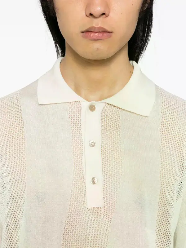 Tagliatore Knitted Polo Shirt - Neutrals