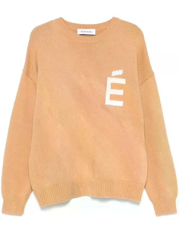 ÉTUDES STUDIO Round-neck Cotton Sweater