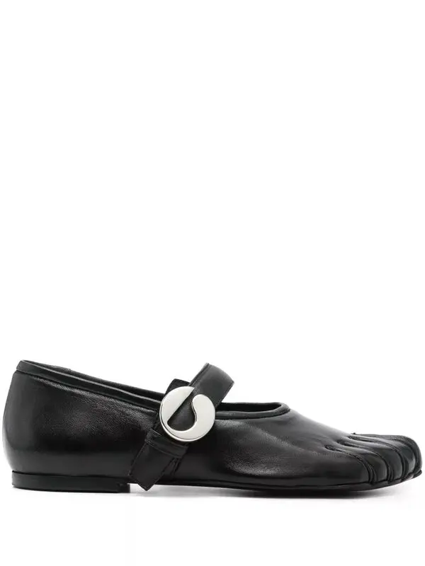 Coperni Five-toe Ballerina Flats - Black