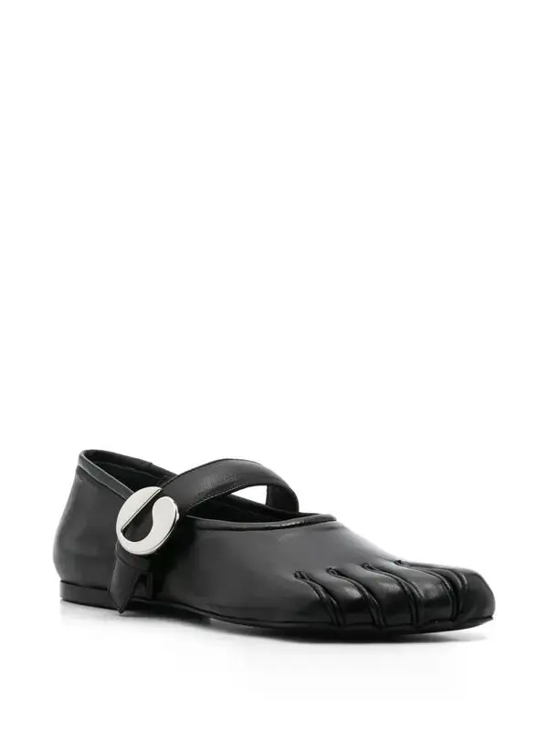 Coperni Five-toe Ballerina Flats - Black