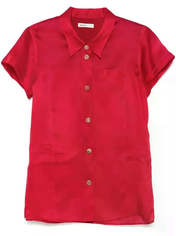 Khaite Keefe Blouse - Red