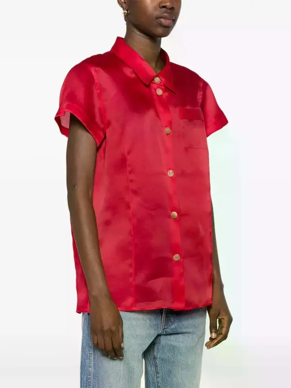 Khaite Keefe Blouse - Red