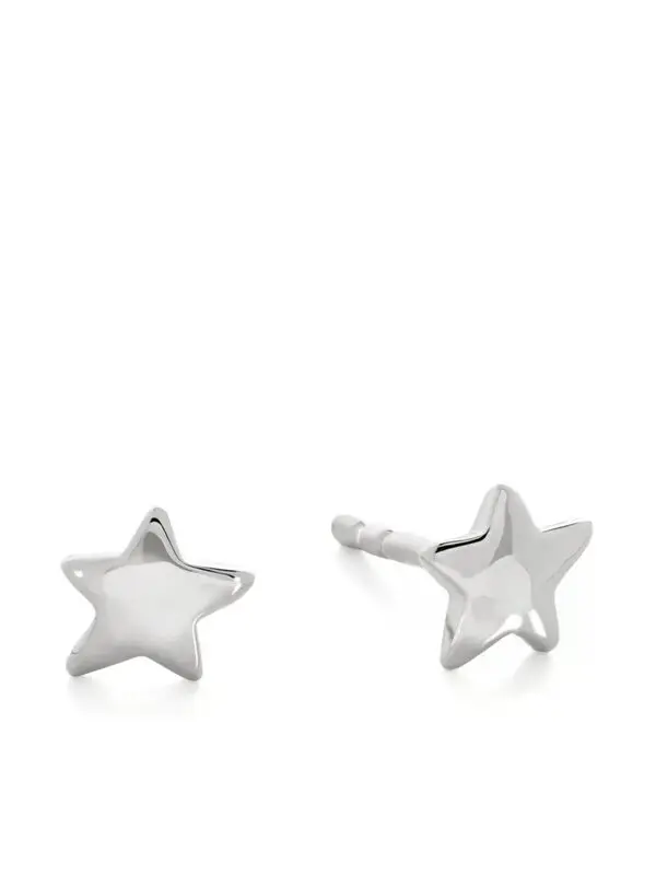 Monica Vinader Star Stud Earrings - Silver