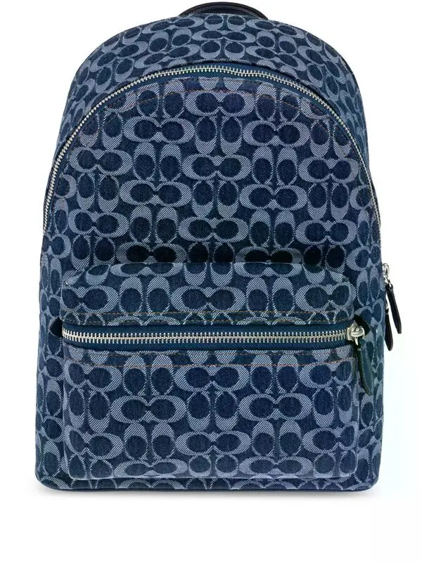Coach Charter Backpack In Blue - 0% Off | Editorialist display picture 1