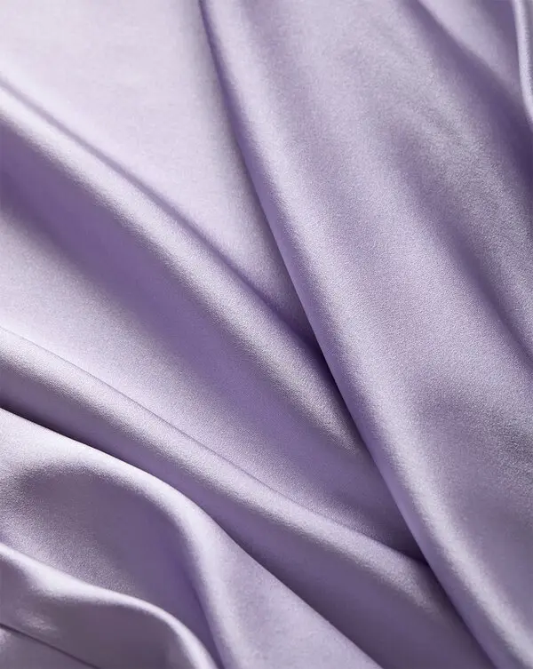 Veronica Beard Clover Stretch-silk Slip Skirt - Soft Lilac