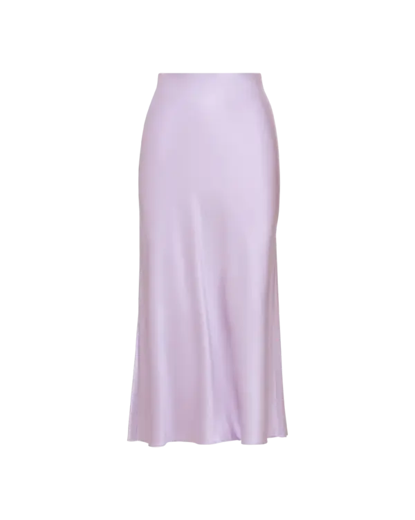 Veronica Beard Clover Stretch-silk Slip Skirt - Soft Lilac