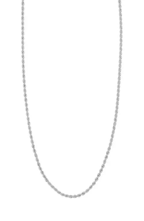 Bony Levy 14k Gold Rope Chain Necklace - 14k White Gold