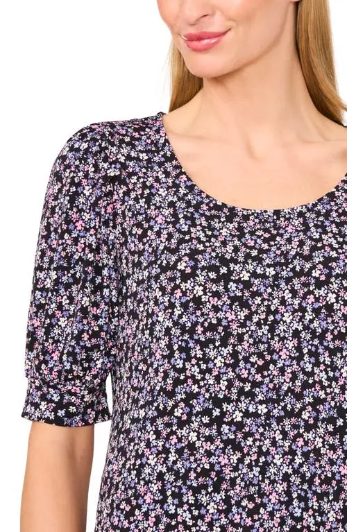 CECE DUPRAZ Floral Print Top