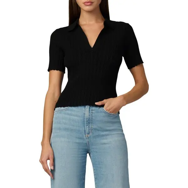 Joe's Jeans The Jess Pointelle Polo Sweater