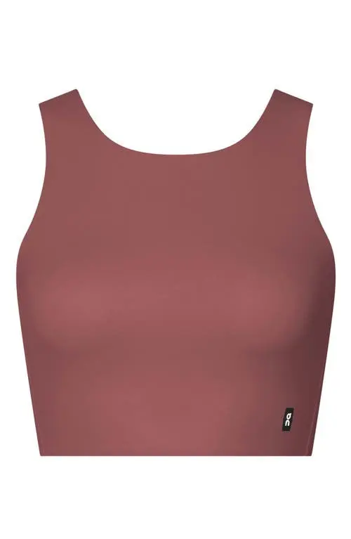On Core 2-in-1 Cropped Tank Top - Barberry