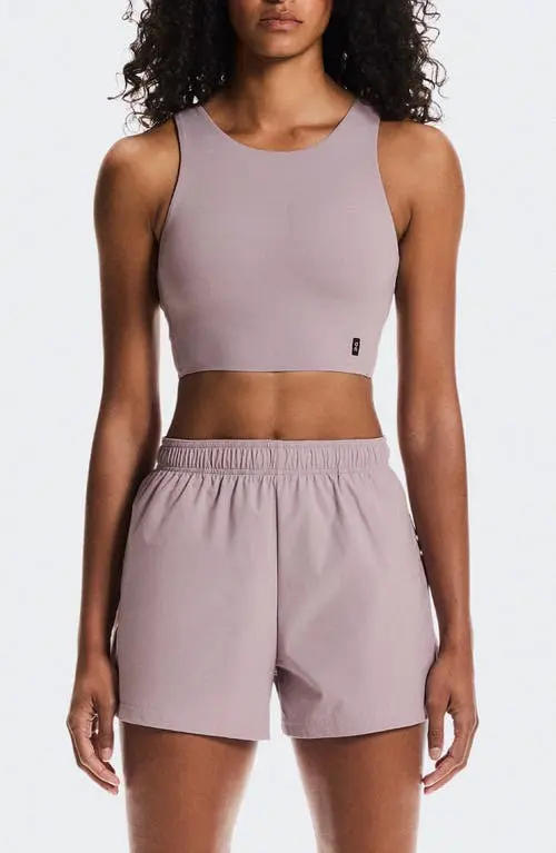 On Core 2-in-1 Cropped Tank Top - Heron