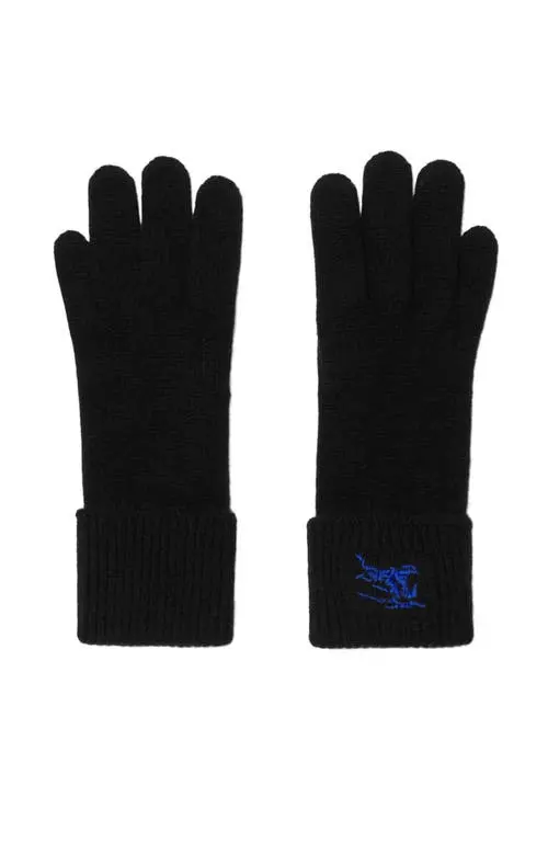 Burberry Cashmere-blend Gloves - Black