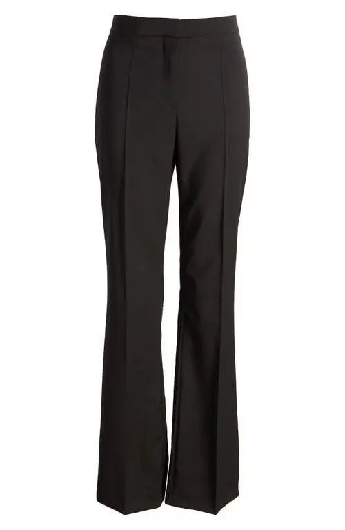 BOSS Tuleah Flare Wool Trousers - Black