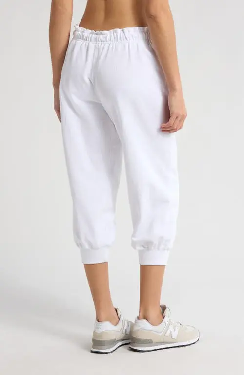 Free People Flutter Crop Joggers - Ivory