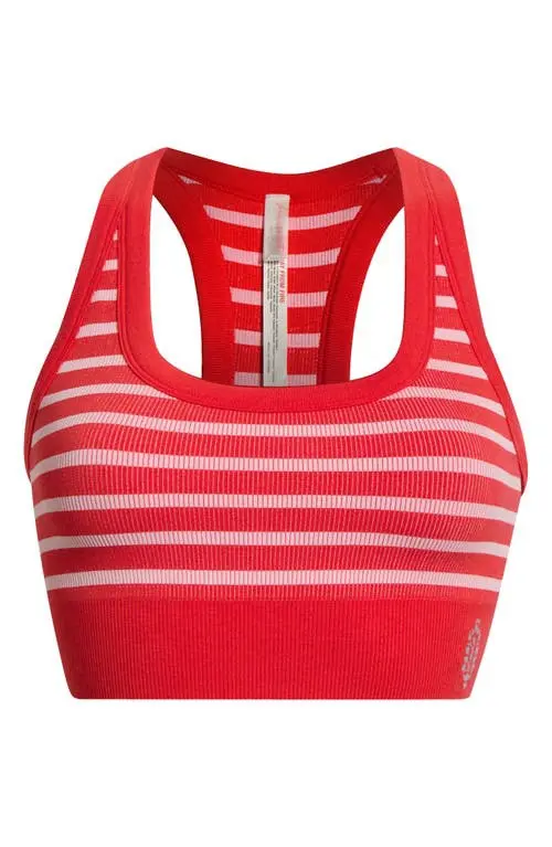 Free People Stripe Go To Sports Bra - Grapefruit Combo