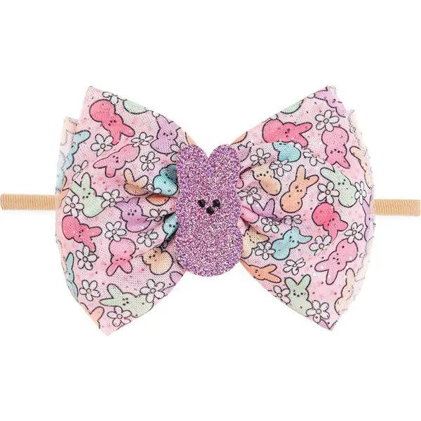 SWEET WINK Easter Peeps Bow Headband - Multicolor