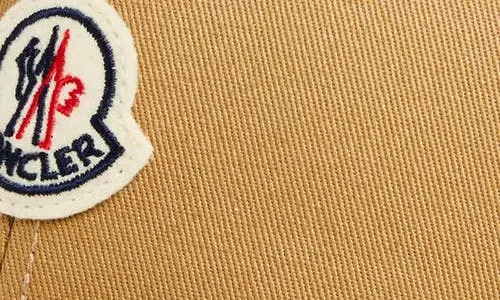 Moncler Logo Patch Baseball Cap - Beige