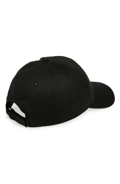 Moncler Logo Patch Baseball Cap - Black
