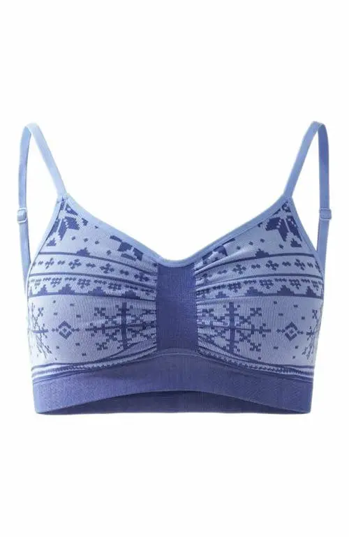VITALITY Baselayer Cinch Bra - Morning Frost