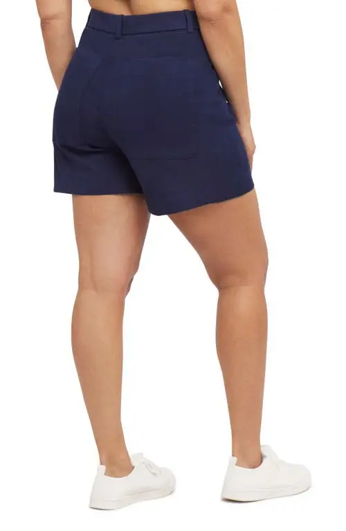 Spanx Super Smooth™ Stretch Twill Shorts - Timeless Navy