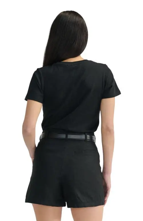 Almina Concept Short Sleeve Tee - Black