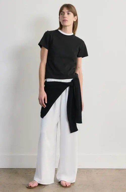 Almina Concept Short Sleeve Tee - Black