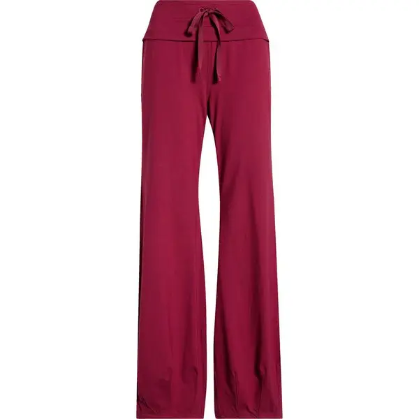 Free People Quick Step Drawstring Flare Pants - Brick